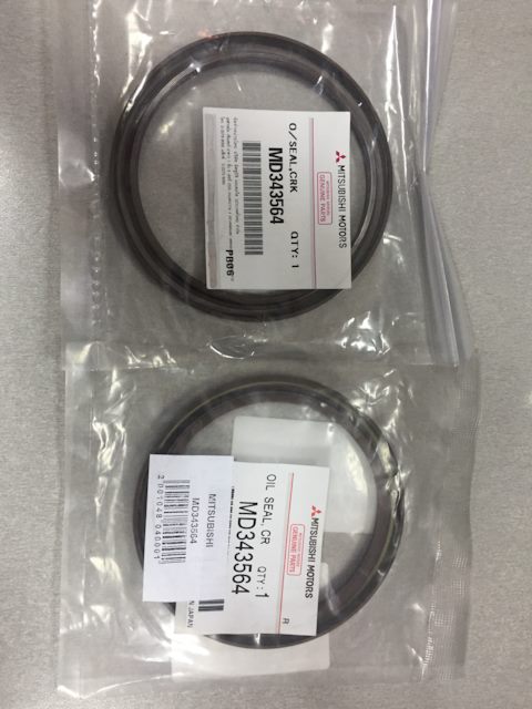 MD343564 Сальник коленвала задний Mitsubishi | Запчасти на DRIVE2