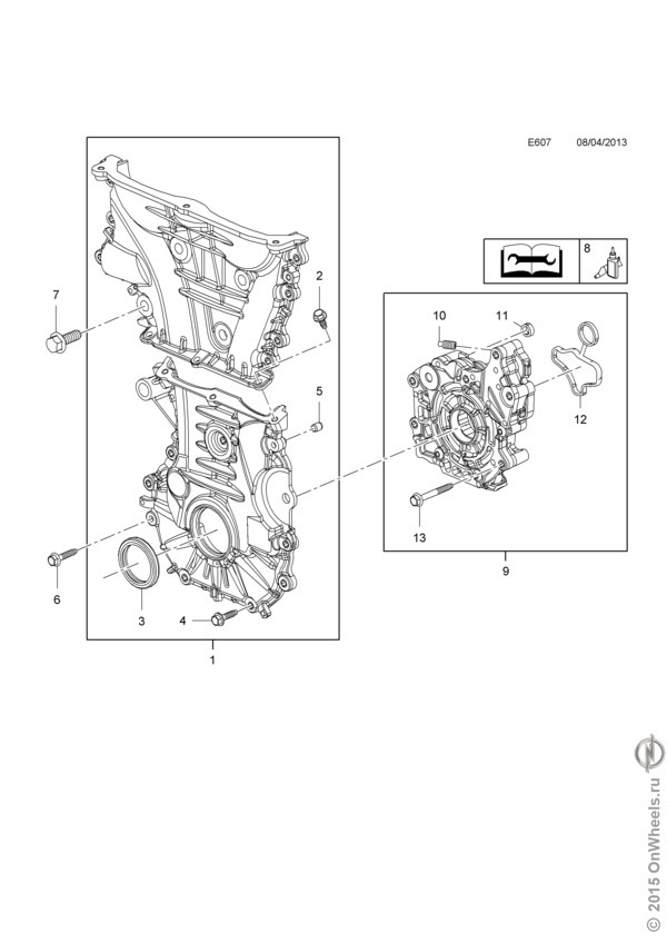 Устраняем ЭКОТЕЧЬ — Opel Insignia (1G), 1,6 л, 2013 года | визит на ...