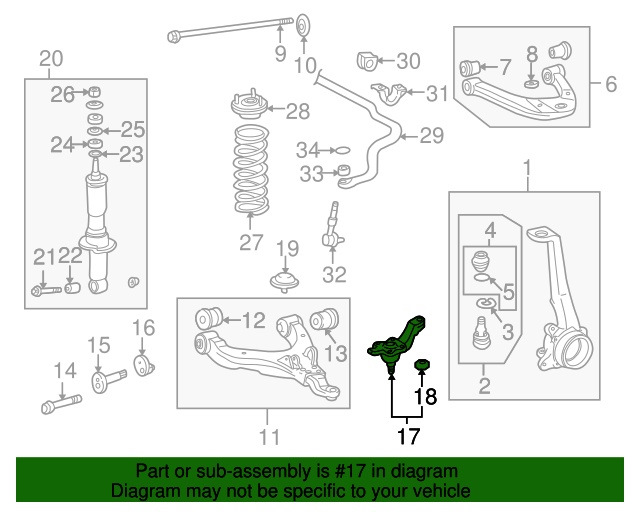 4334039245 Шаровая опора TOYOTA LEXUS | Запчасти на DRIVE2