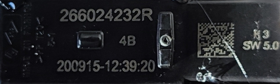 266024232R Модуль подсветки салона rgb led RENAULT | Запчасти на DRIVE2