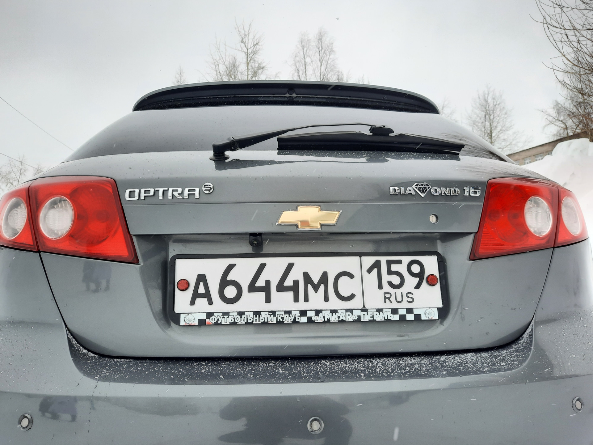 Верхний спойлер крышки багажника — Chevrolet Lacetti 5D, 1,4 л, 2011 ...