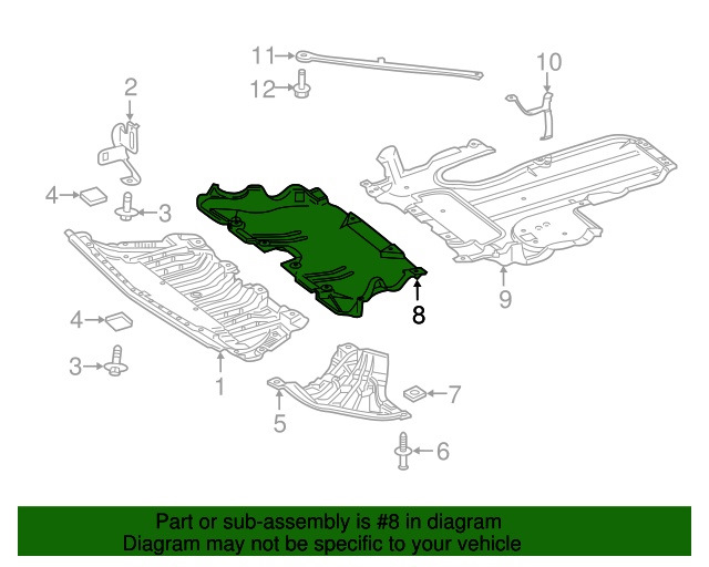 A2135242700 Защита двигателя Mercedes | Запчасти на DRIVE2
