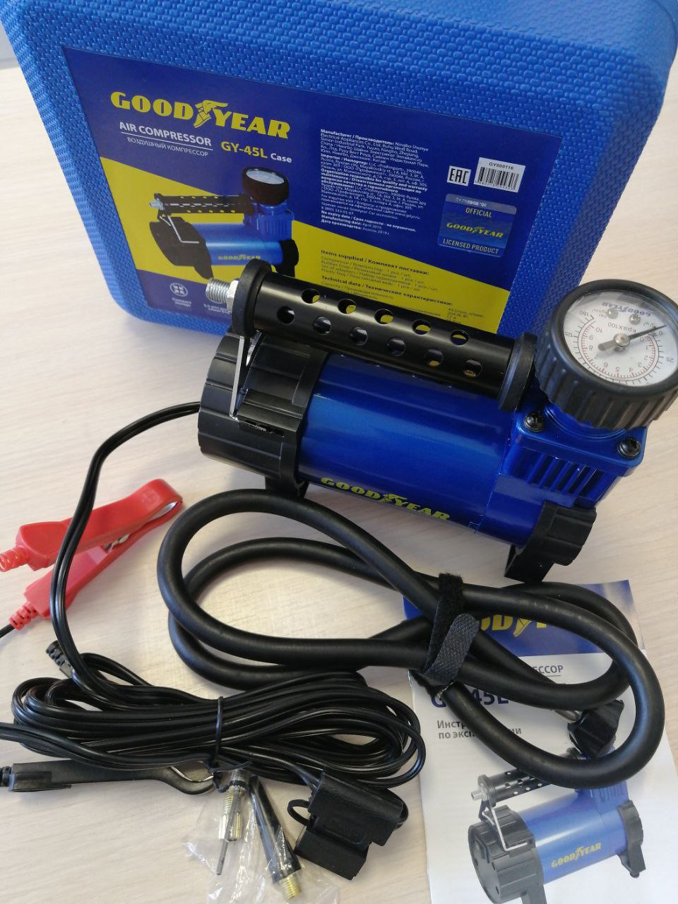 Обозреваю Компрессор Goodyear GY-45L — DRIVE2