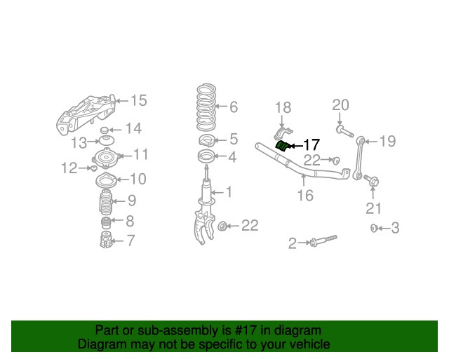 7L0411313H Втулка стабилизатора VAG | Запчасти на DRIVE2