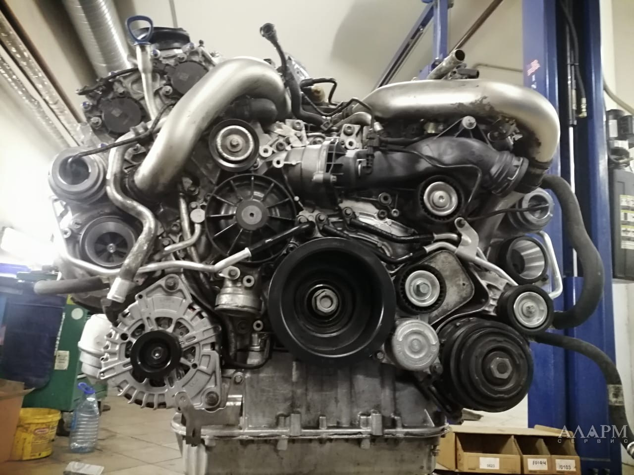 Ремонт двигателя V8 Mercedes-Benz M278.932 — Alarm Service на DRIVE2