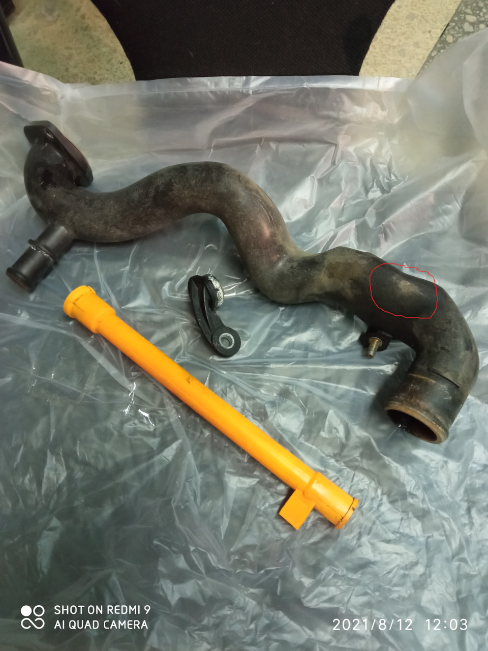 Замена патрубка 06A122481 и иже с ним. — Skoda Octavia A4 Mk1, 1,6 л ...