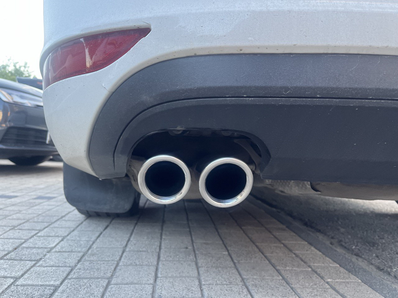 OEM насадки на выхлопную трубу — Volkswagen Jetta VI, 1,4 л, 2014 года ...