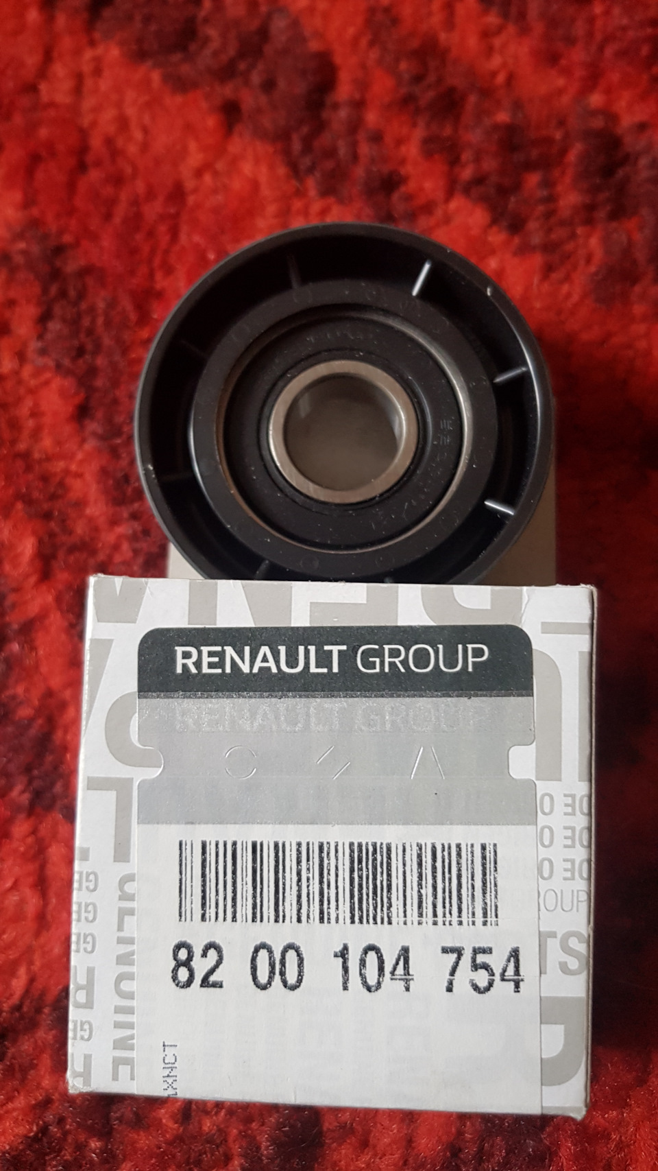 8200104754 Ролик обводной ремня доп оборуд(плас, мет RENAULT | Запчасти ...