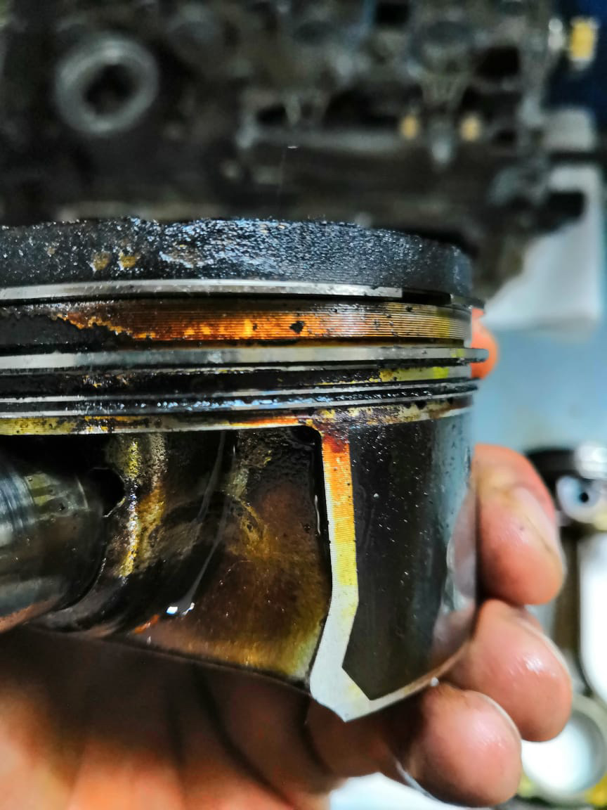 Замена поршневой — Volkswagen Tiguan (1G), 2 л, 2011 года | плановое ТО ...