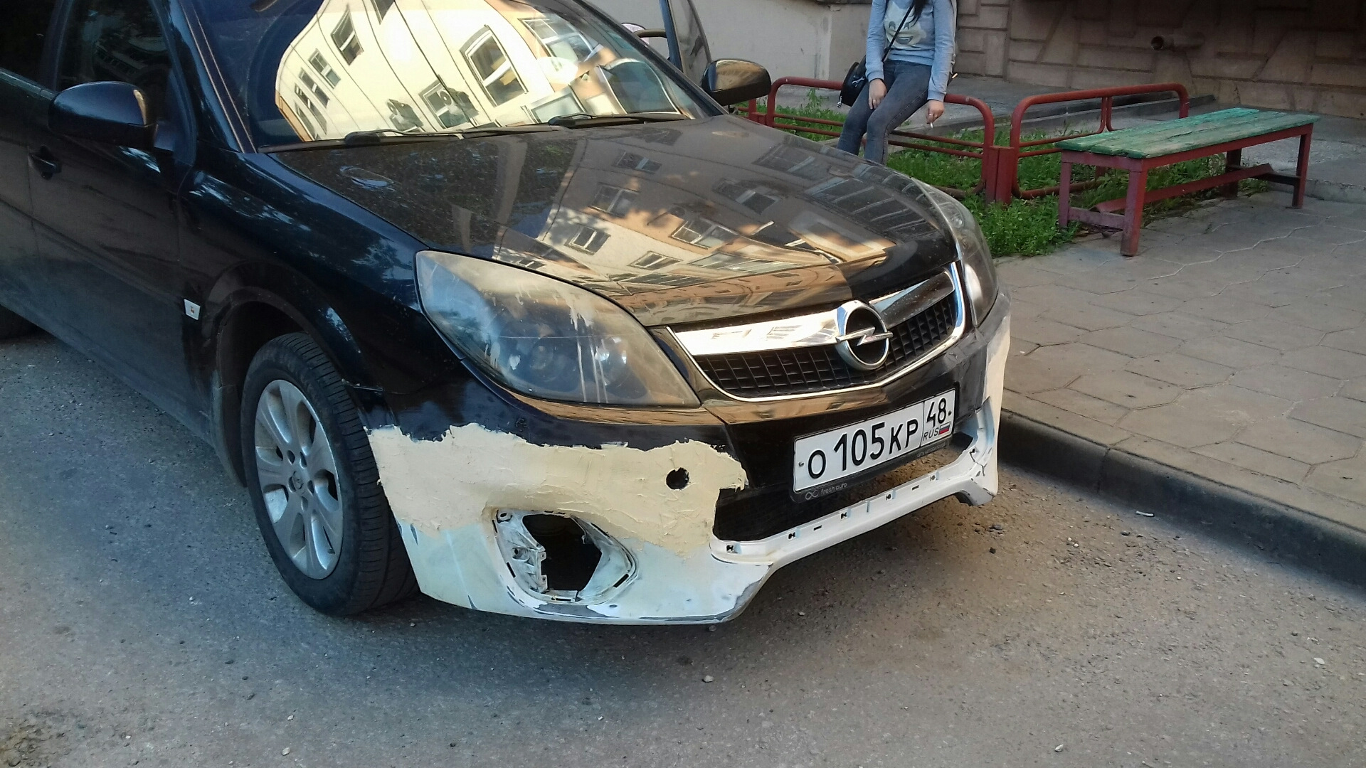 Бампер часть 4 — Opel Vectra C, 1,8 л, 2008 года | тюнинг | DRIVE2