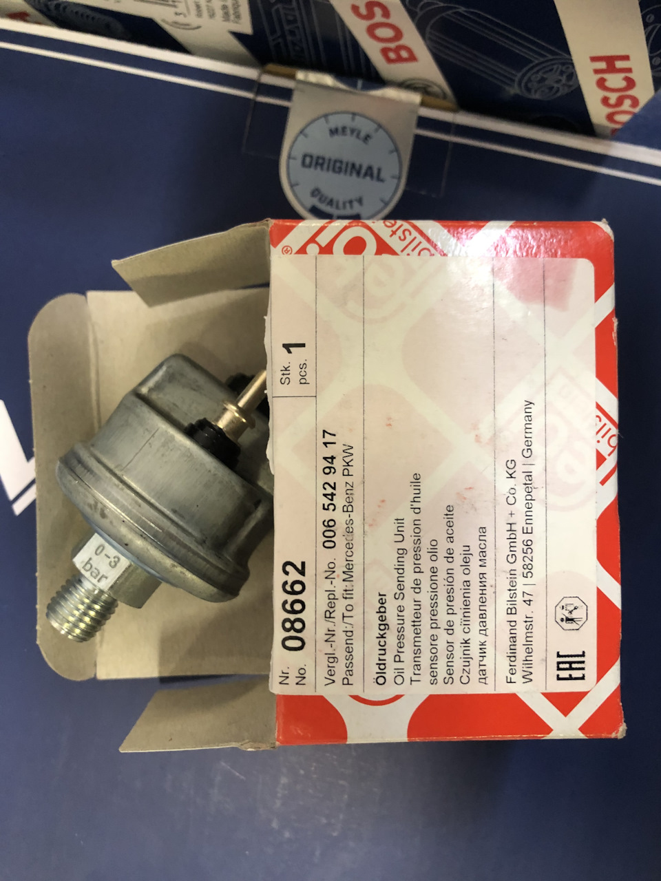 A0065429417 Датчик давления масла Mercedes | Запчасти на DRIVE2