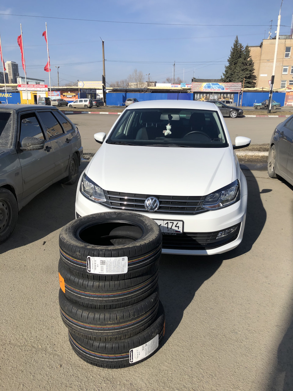Переобувка на хорошее лето — Volkswagen Polo Sedan, 1,6 л, 2019 года ...