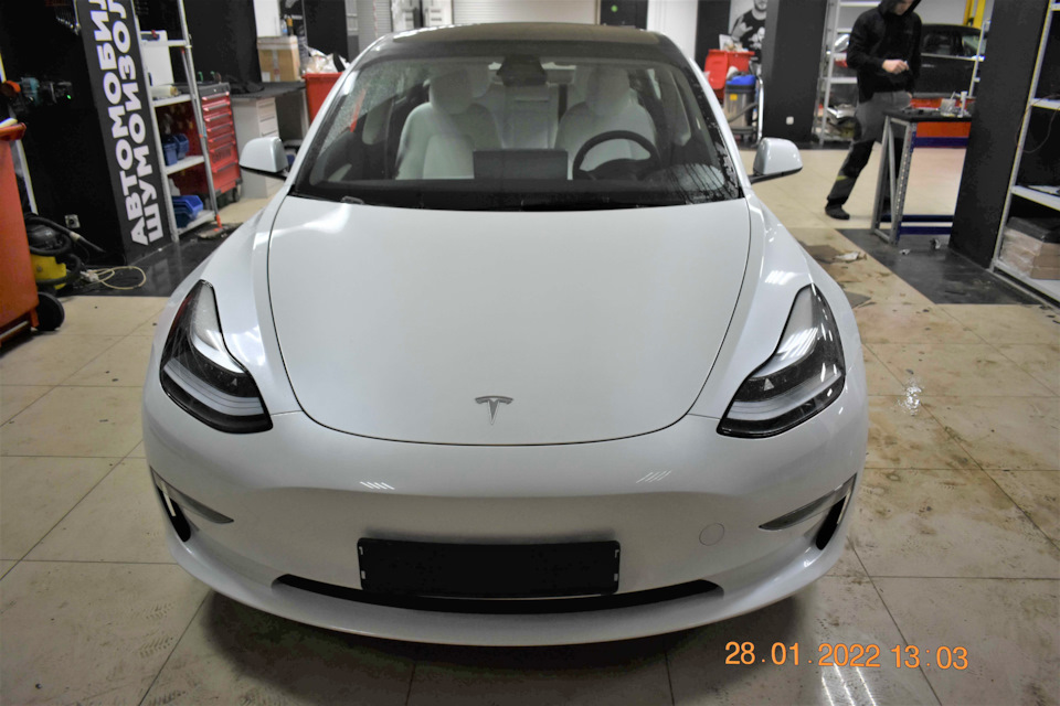 Шумоизоляция новой Tesla 3 по технологии MAXIMUM. Обновленные материалы ...