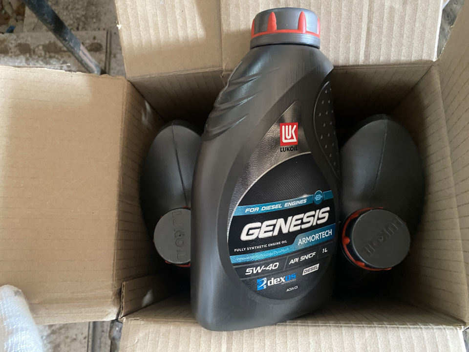 #13 Летнее ТО / Лукойл Genesis Armortech Diesel 5w40 — Volkswagen ...
