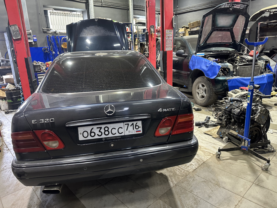 Замена помпы — Mercedes-Benz E-Class (W210), 3,2 л, 1997 года | визит на сервис | DRIVE2