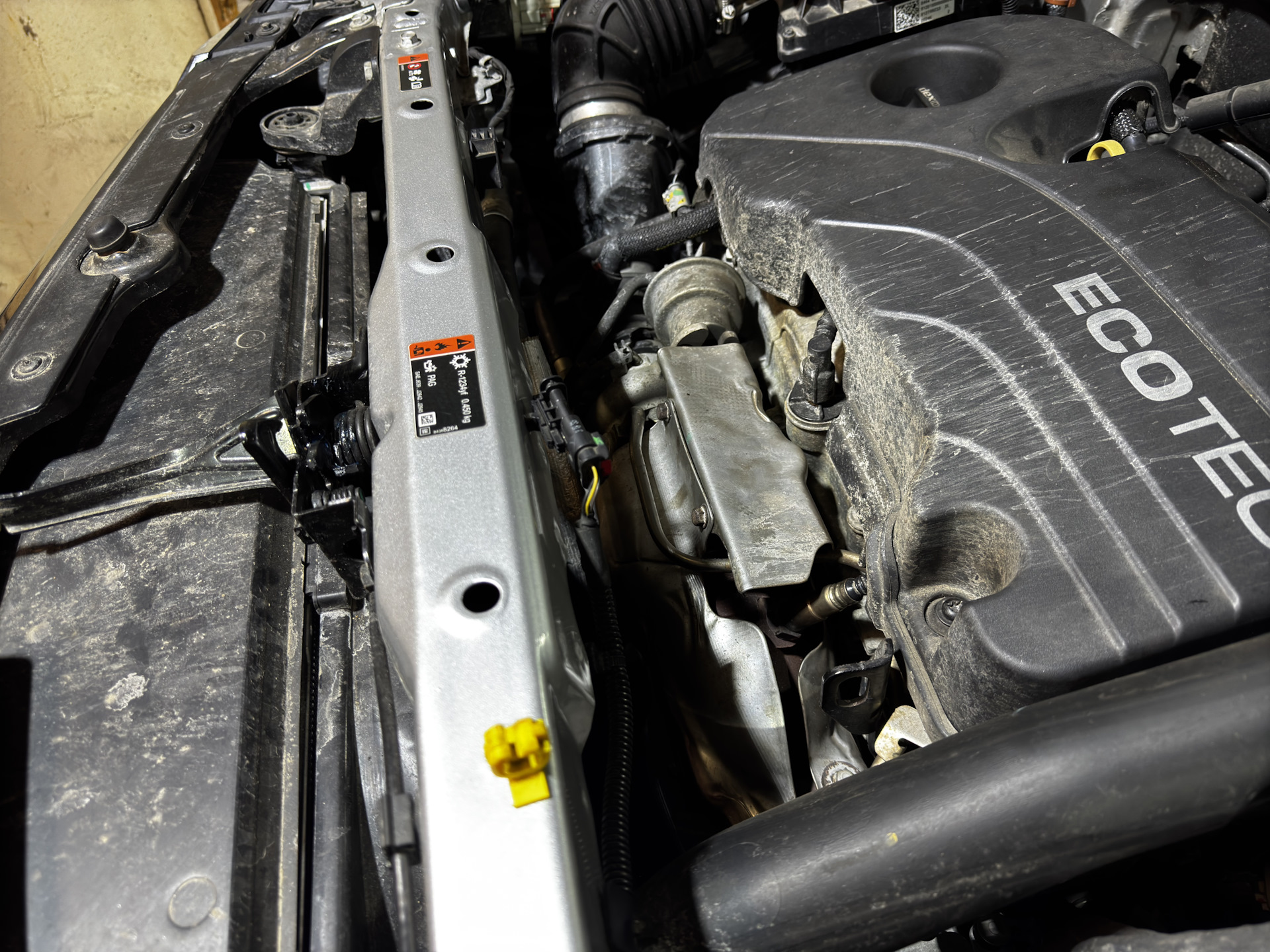 Замена прокладки под горячей частью турбины и катколлектором ...