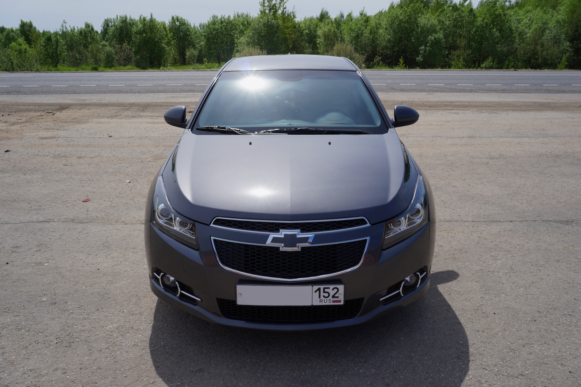 Передний юбилейный бампер — Chevrolet Cruze (1G), 1,6 л, 2012 года ...