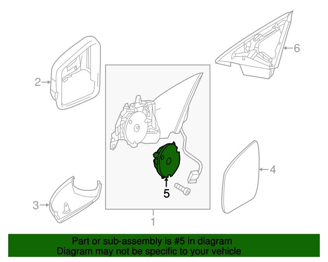 A1718200942 Электромотор зеркального элемента Mercedes | Запчасти на DRIVE2