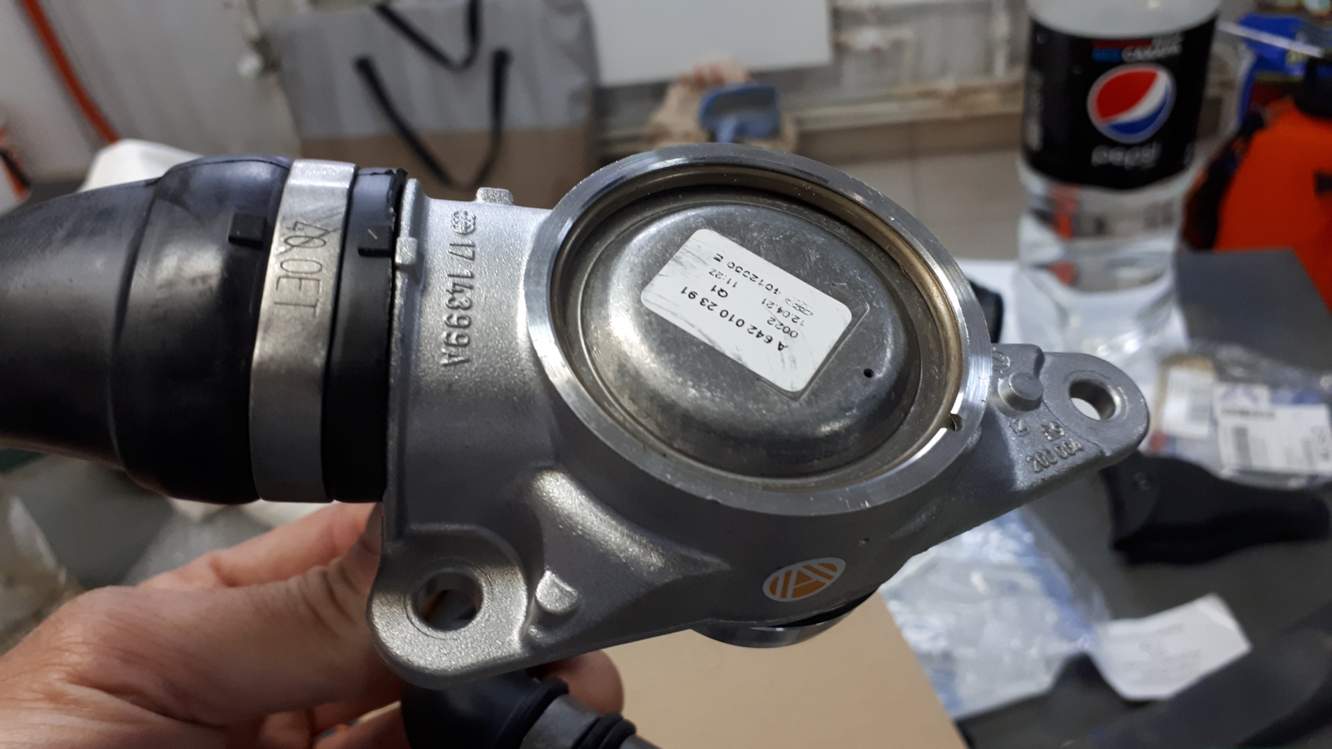 Маслосепаратор ОМ 642 — Mercedes-Benz M-Class (W164), 3 л, 2009 года ...