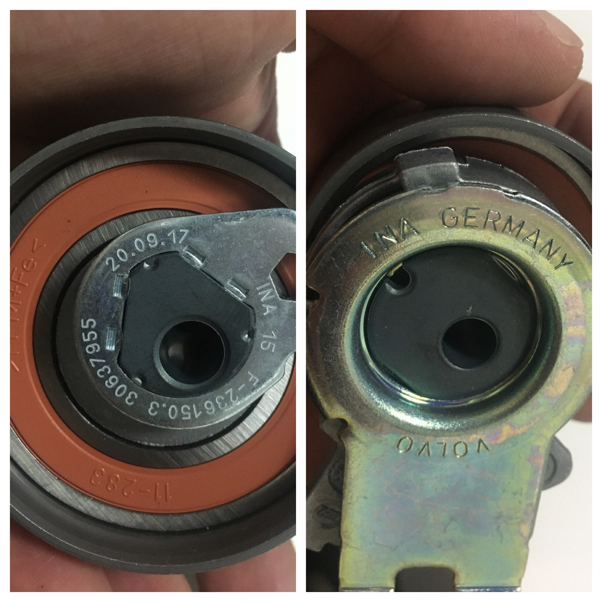 ТО и обслуживание ГРМ на пробеге 94739 км — Volvo S60 (2G), 2 л, 2013 ...