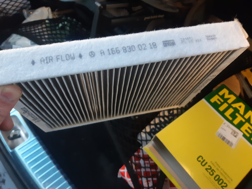 Оригинальные фильтры MB — это MANN или?.. — Mercedes-Benz C-Class ...