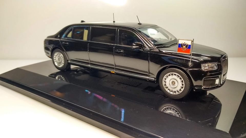 AURUS SENAT Limousine (2018), black — Сообщество «Масштабные Модели» на DRIVE2