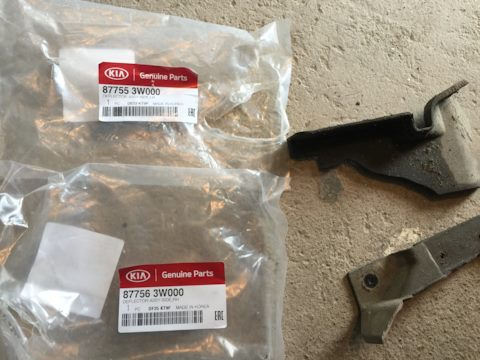 877563W000 Брызговик KIA HYUNDAI | Запчасти на DRIVE2