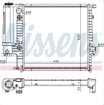 Радиатор от BMW, в MARK II — 1JZ-GE. — Toyota Mark II (80), 2,5 л, 1990 ...