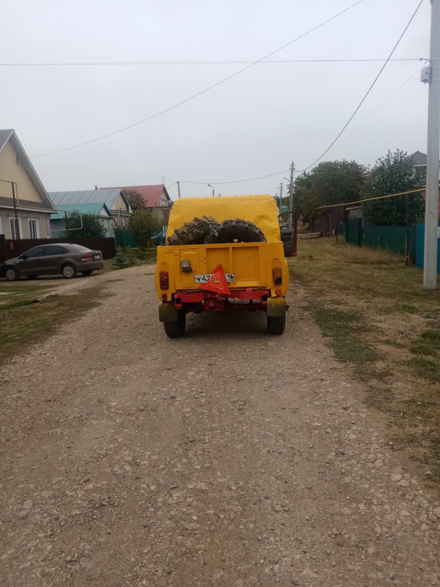 С пополнением! "Желтый" приехал) — УАЗ Patriot, 2,7 л, 2009 года ...
