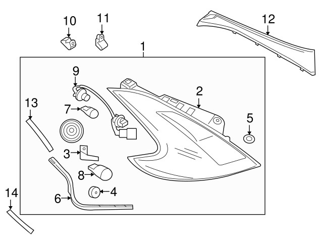 2626189908 Лампа накаливания (W16W (T15) 12V 16W W2,1x9,5d) NISSAN ...