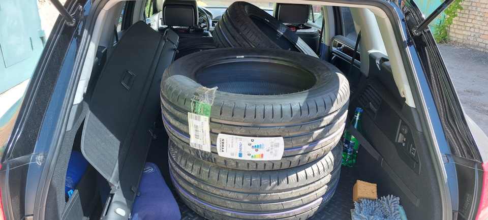 Новые шины для машины — Volkswagen Touareg (3G), 3 л, 2018 года | шины ...