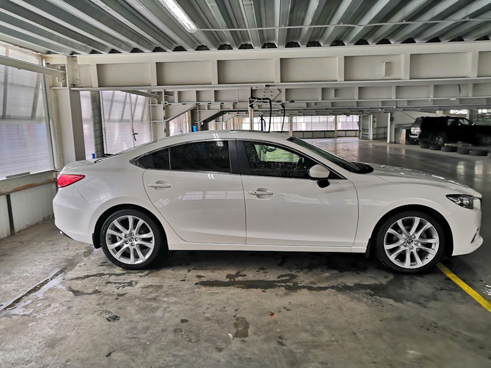 Покраска бампера, приведение кузова в надлежащий вид — Mazda 6 (3G) GJ ...