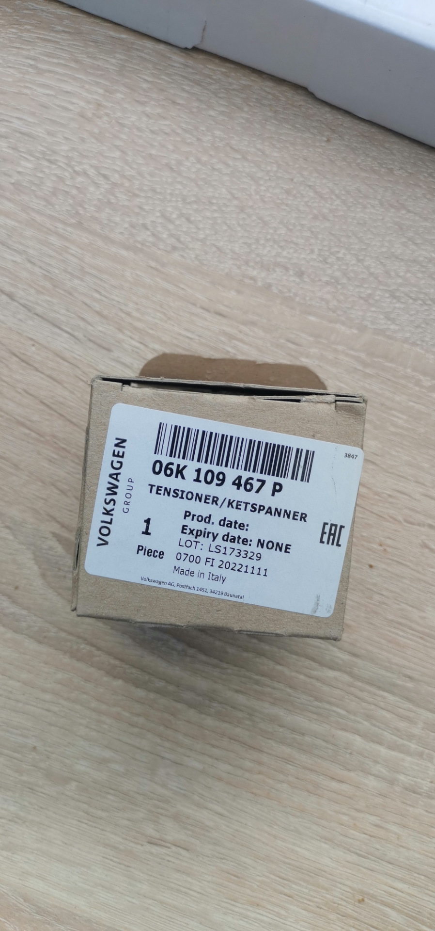 Подготовка к замене цепи грм — Audi A4 (B8), 1,8 л, 2009 года ...