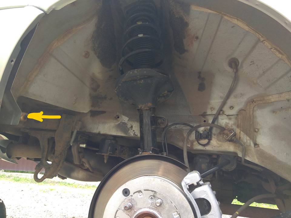 Колесная арка, локер (не большое ТО) — Hyundai Tucson (JM), 2 л, 2008 ...