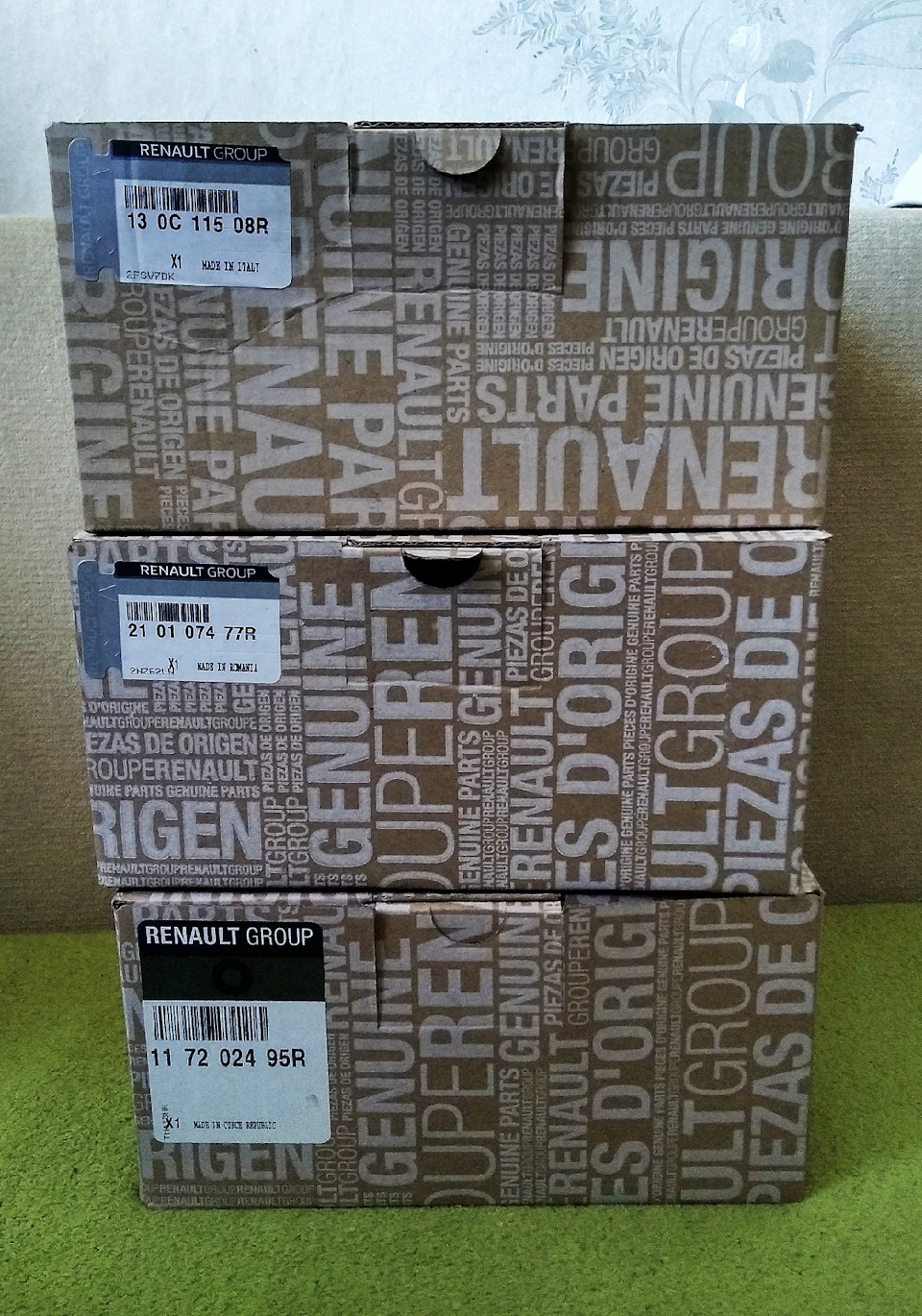 117202495R Комплект ремня генератора K9K RENAULT | Запчасти на DRIVE2