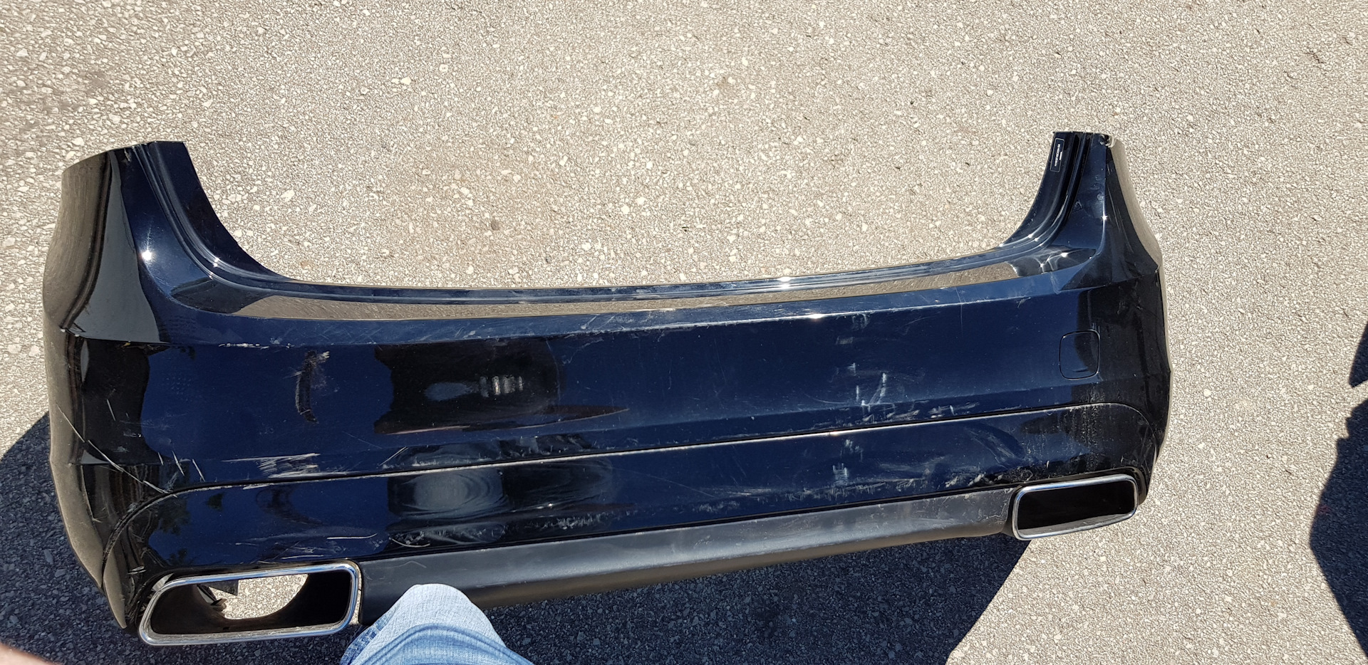 Бампер — Volvo S60 (2G), 2,5 л, 2014 года | ДТП | DRIVE2