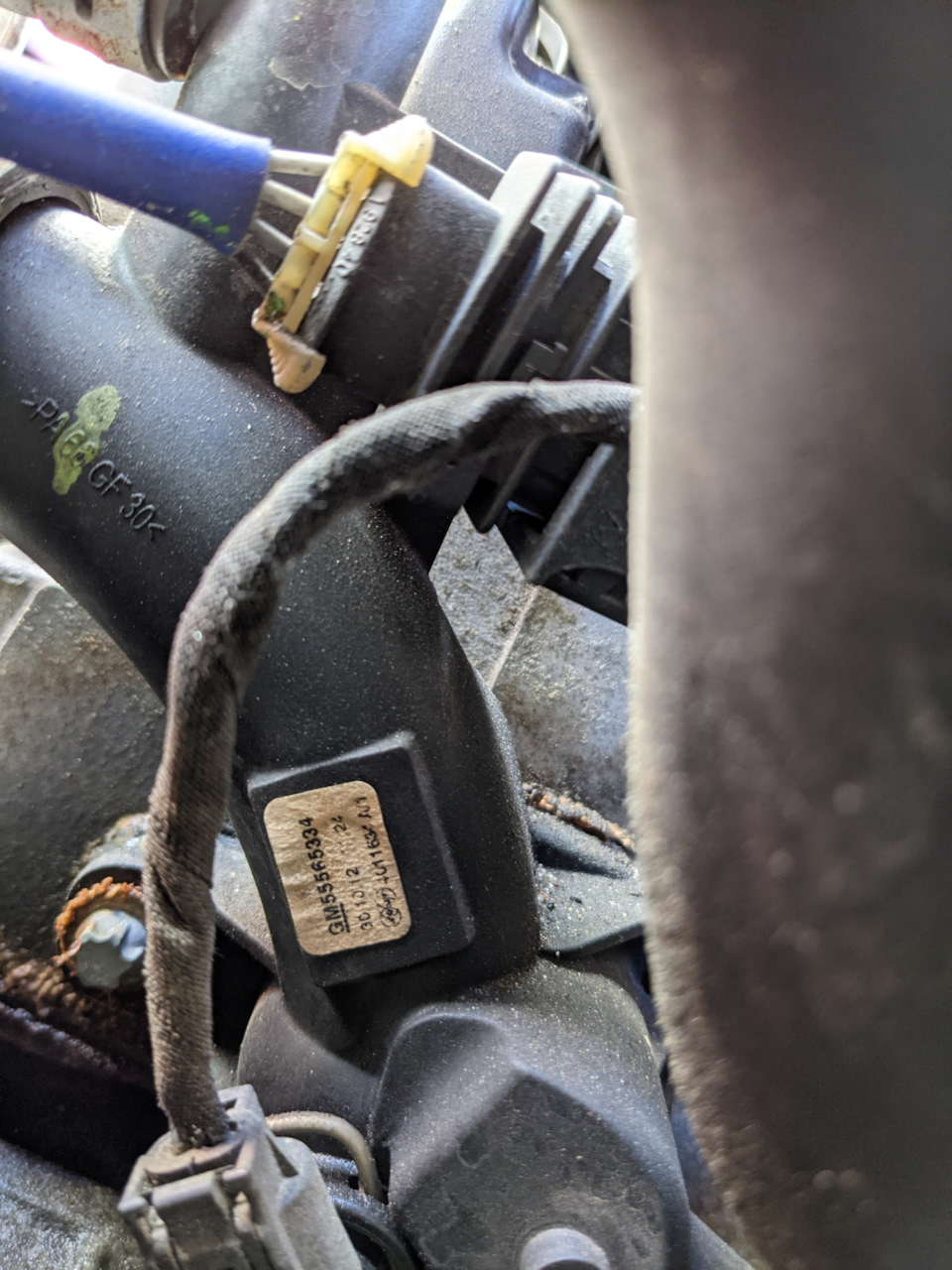 55565334 Патрубок водяной GM | Запчасти на DRIVE2