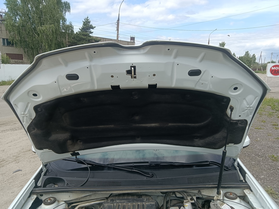 Уплотнитель под капот — Renault Logan (2G), 1,6 л, 2021 года | своими ...