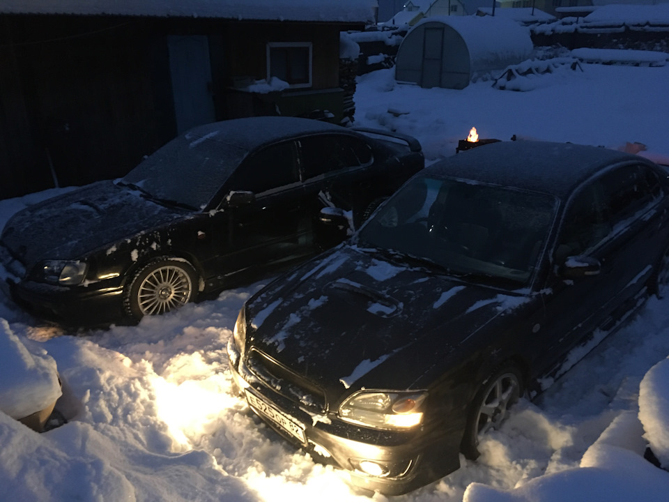 Зимние фото — Subaru Legacy B4 Be 2 л 2002 года фотография Drive2