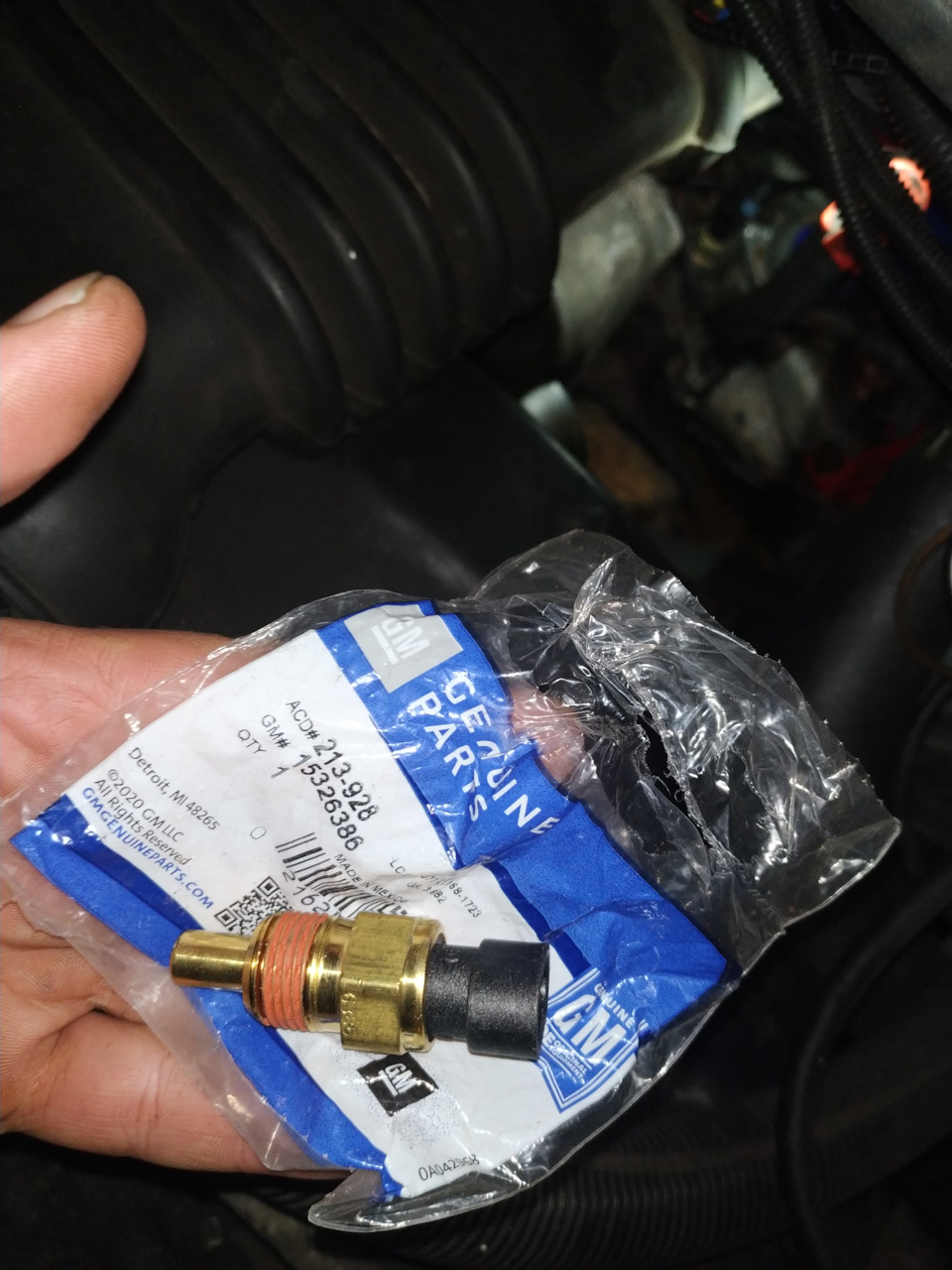 15326386 Датчик температуры охлаждающей жидкости GM | Запчасти на DRIVE2