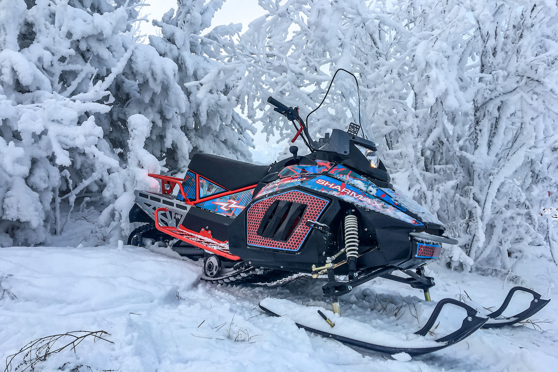 Золотая Середина: обзор снегохода Sharmax SN 550 Max Pro — «Грузовики ...