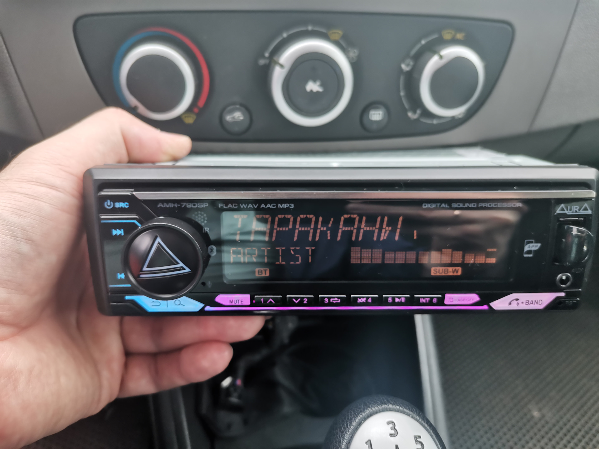 AurA AMH-79DSP (2023) — Renault Megane III, 1,6 л, 2012 года | автозвук ...