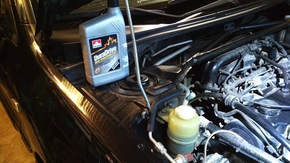 Замена передних стоек стабилизатора, жидкости ГУР, переделка ...