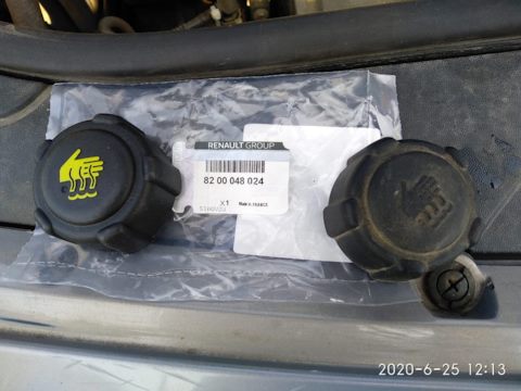 8200048024 Пробка бачка расширит охлажд RENAULT | Запчасти на DRIVE2