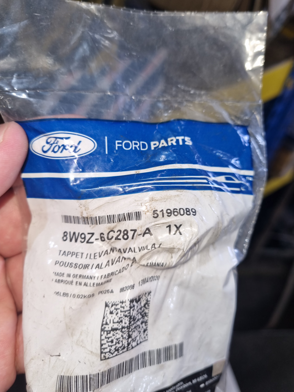 8W9Z6C287A Гидрокомпенсатор клапана Ford | Запчасти на DRIVE2