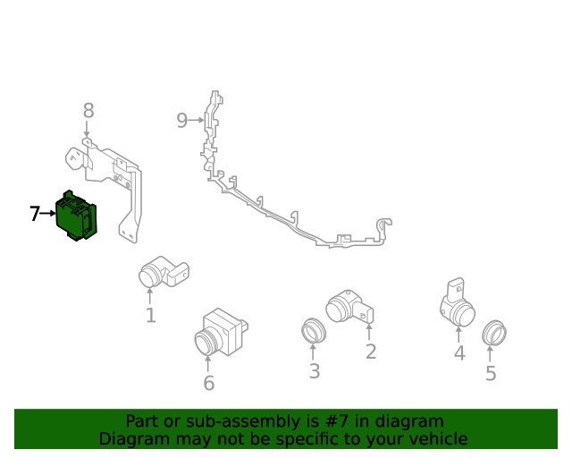 LR139887 Distance Sensor Jaguar Land Rover | Запчасти на DRIVE2