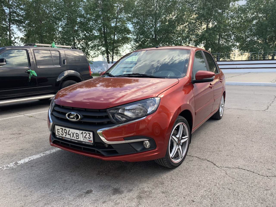 Пробег 4444км — Lada Гранта (2G) FL, 1,6 л, 2019 года | наблюдение | DRIVE2