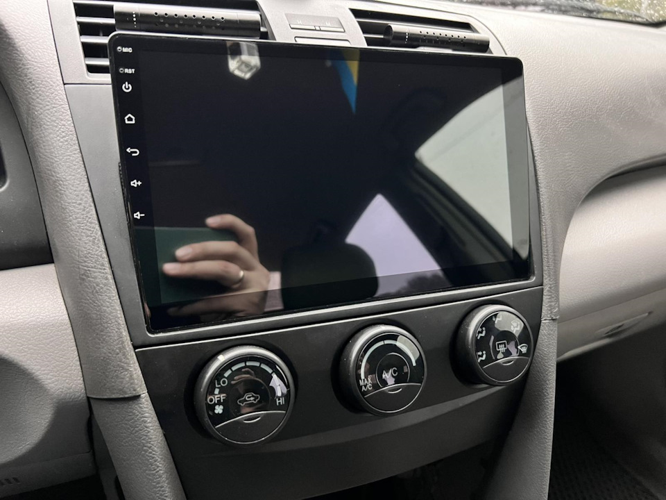 Рамка для установки магнитолы 10 дюймов. Теперь всё работает! — Toyota ...