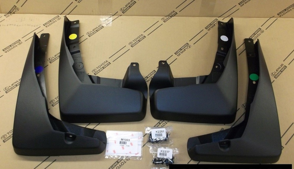 Брызговики — Lexus NX Hybrid (1G), 2,5 л, 2018 года | аксессуары | DRIVE2