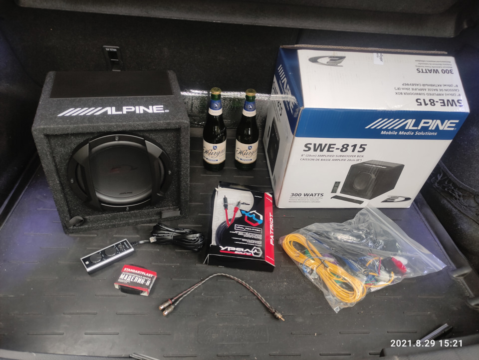 Сабвуфер Alpine SWE-815 — Nissan Qashqai (2G), 2 л, 2019 года | автозвук | DRIVE2